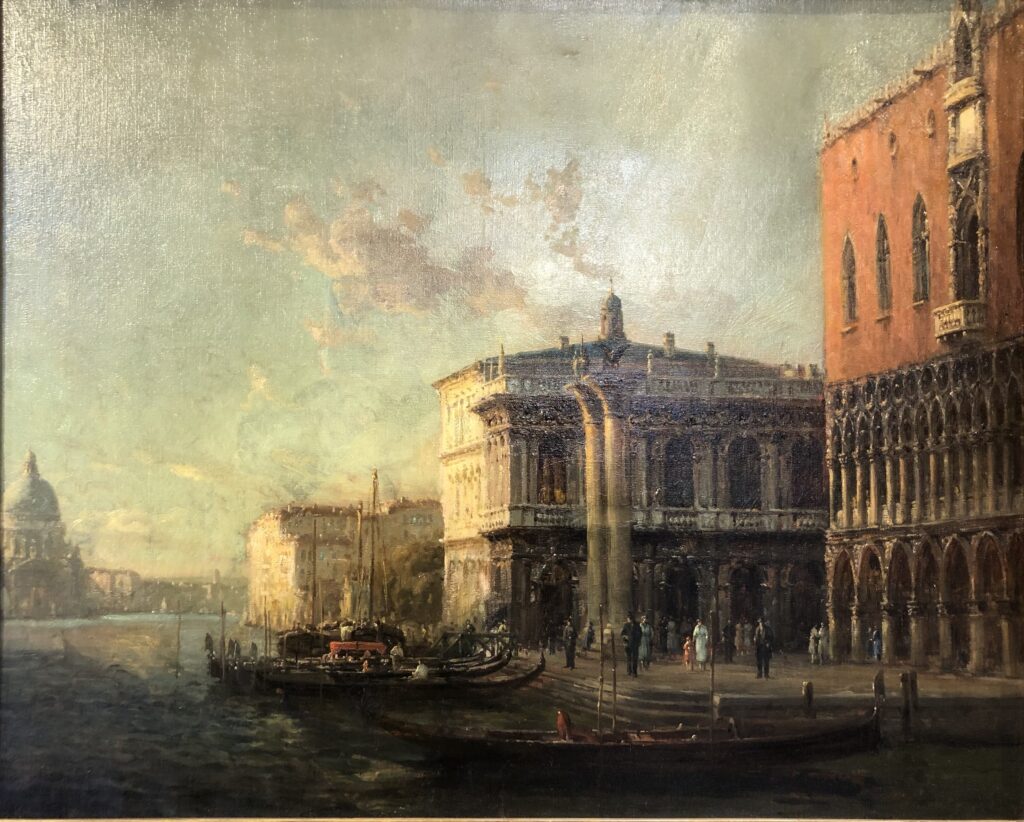 Tableau de Venise vers 1950. – Rémi Dubois Antiquités